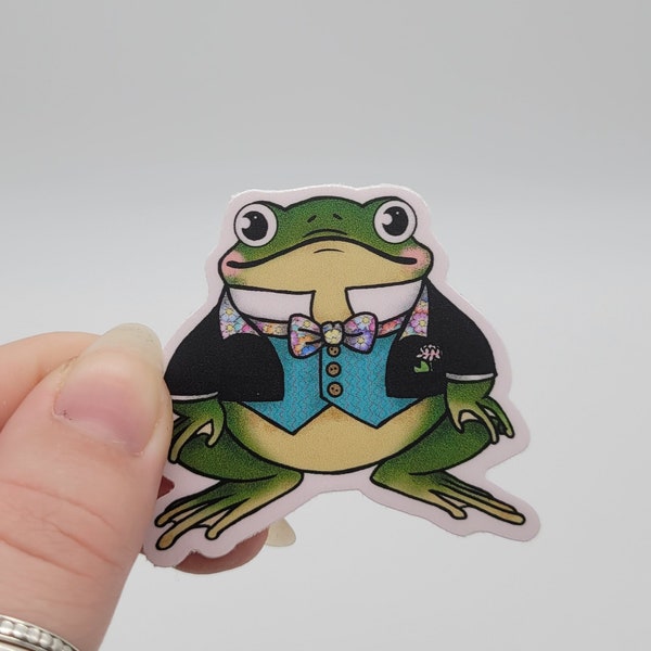 Gentleman Frog - Etsy