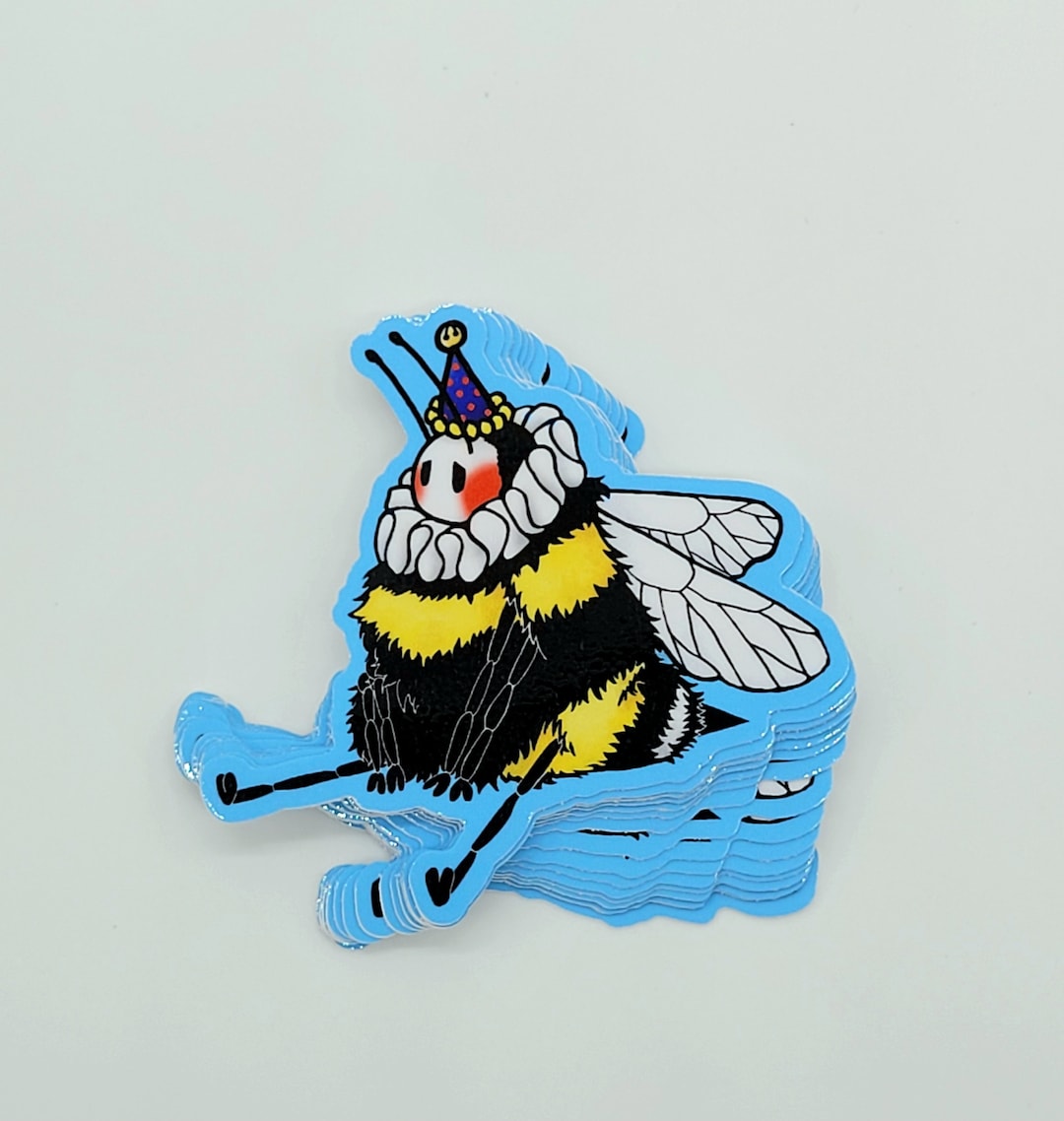 Bee Clown Sticker - Etsy
