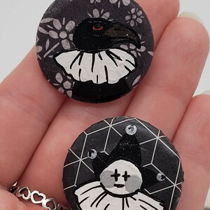 Upcycled Clown Button Pins - Etsy