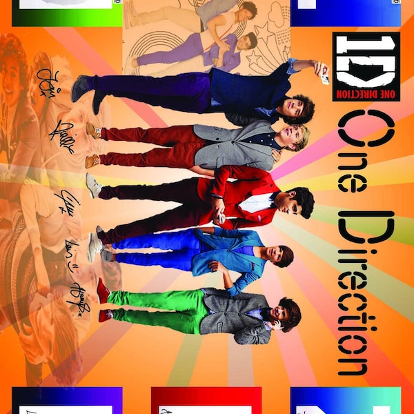 One Direction Room Decor - Etsy