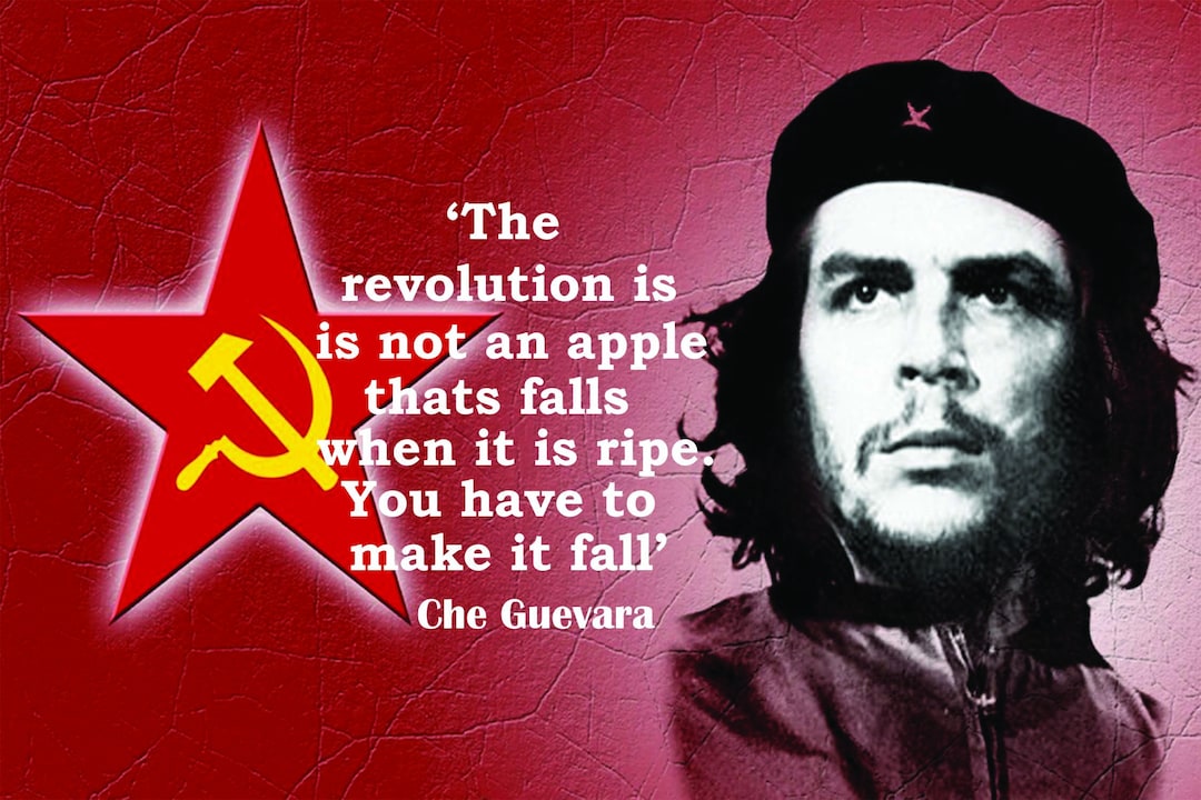 Laminated Che Guevara Poster Wall Chart - A2 Size - Etsy