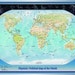 Laminated Physical World Map Political Atlas Educational | Etsy