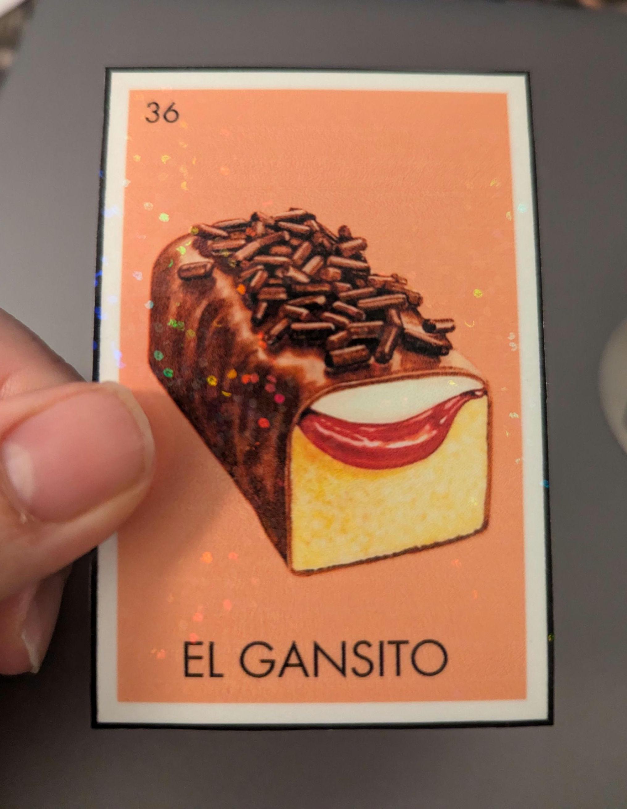 Gansito Loteria Holographic Sticker, Mexican Snack Vinyl Sticker ...