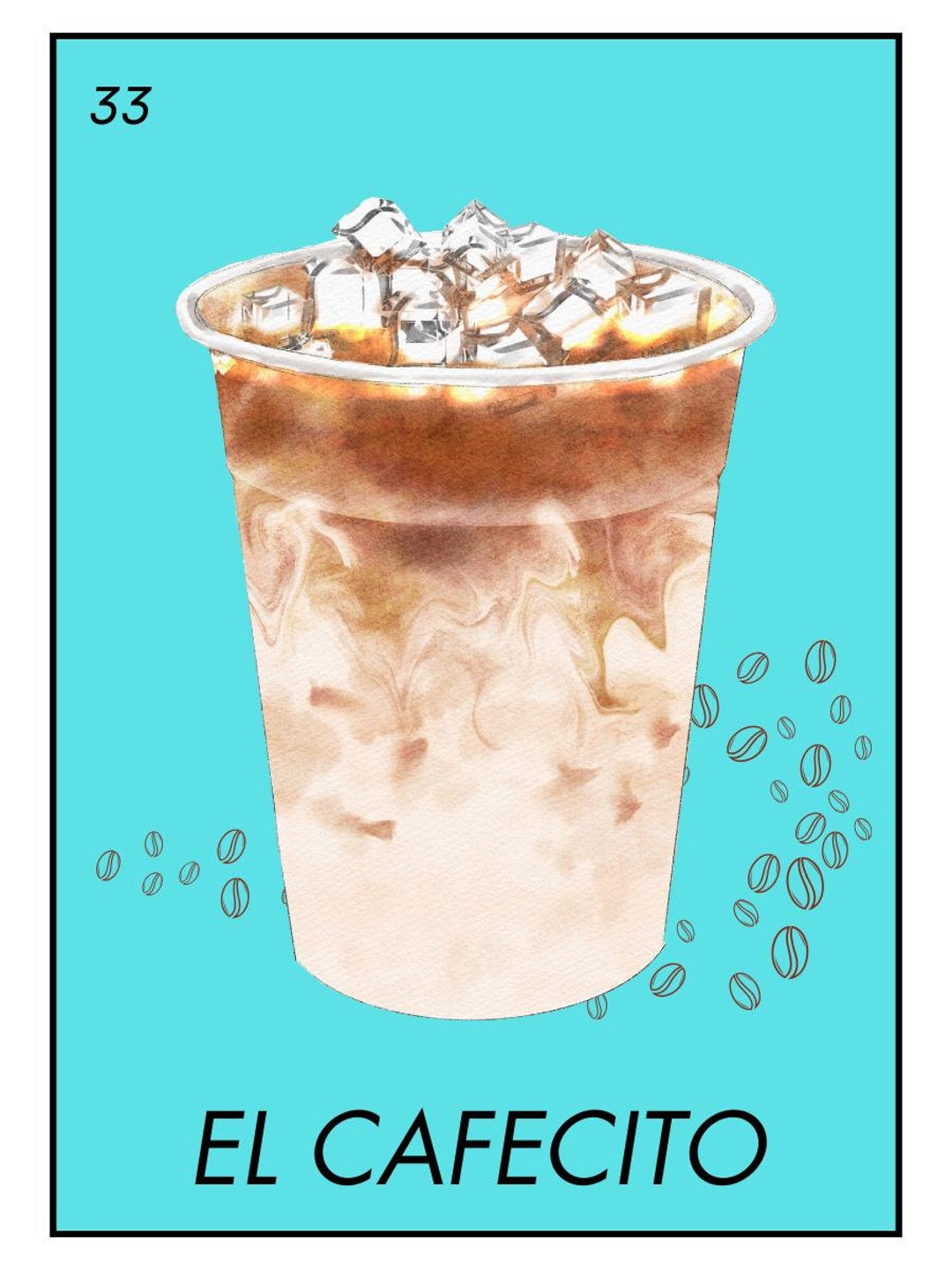 Loteria Sticker Pack Café Collection - Etsy