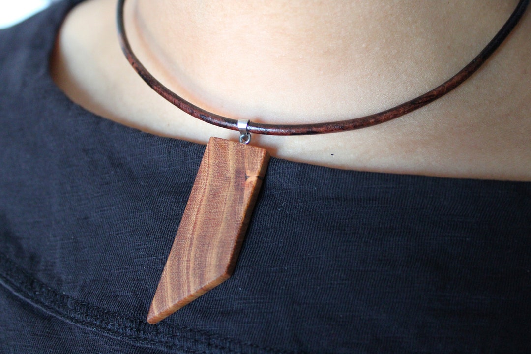 Pendants Made From Solid Wood: Oak, Cherry, Walnut and Honey Locust - Etsy