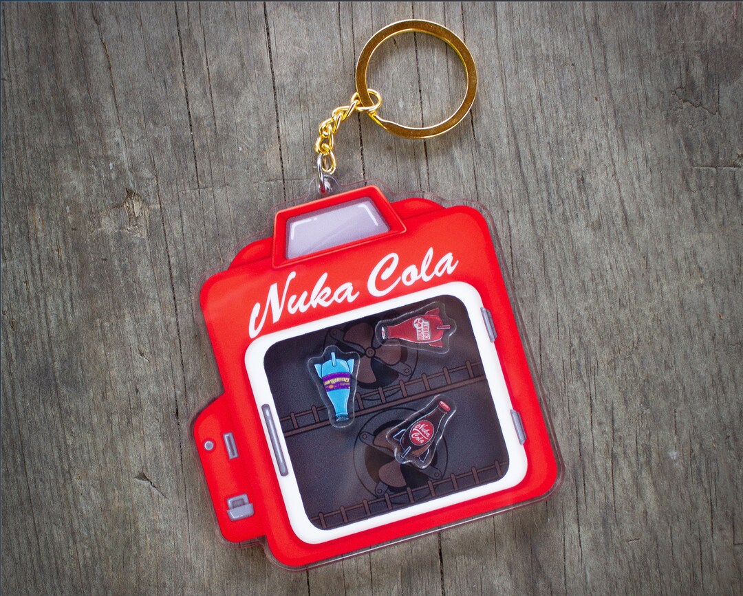 Nuka Cola Vending Machine Shaker Keychain - Etsy
