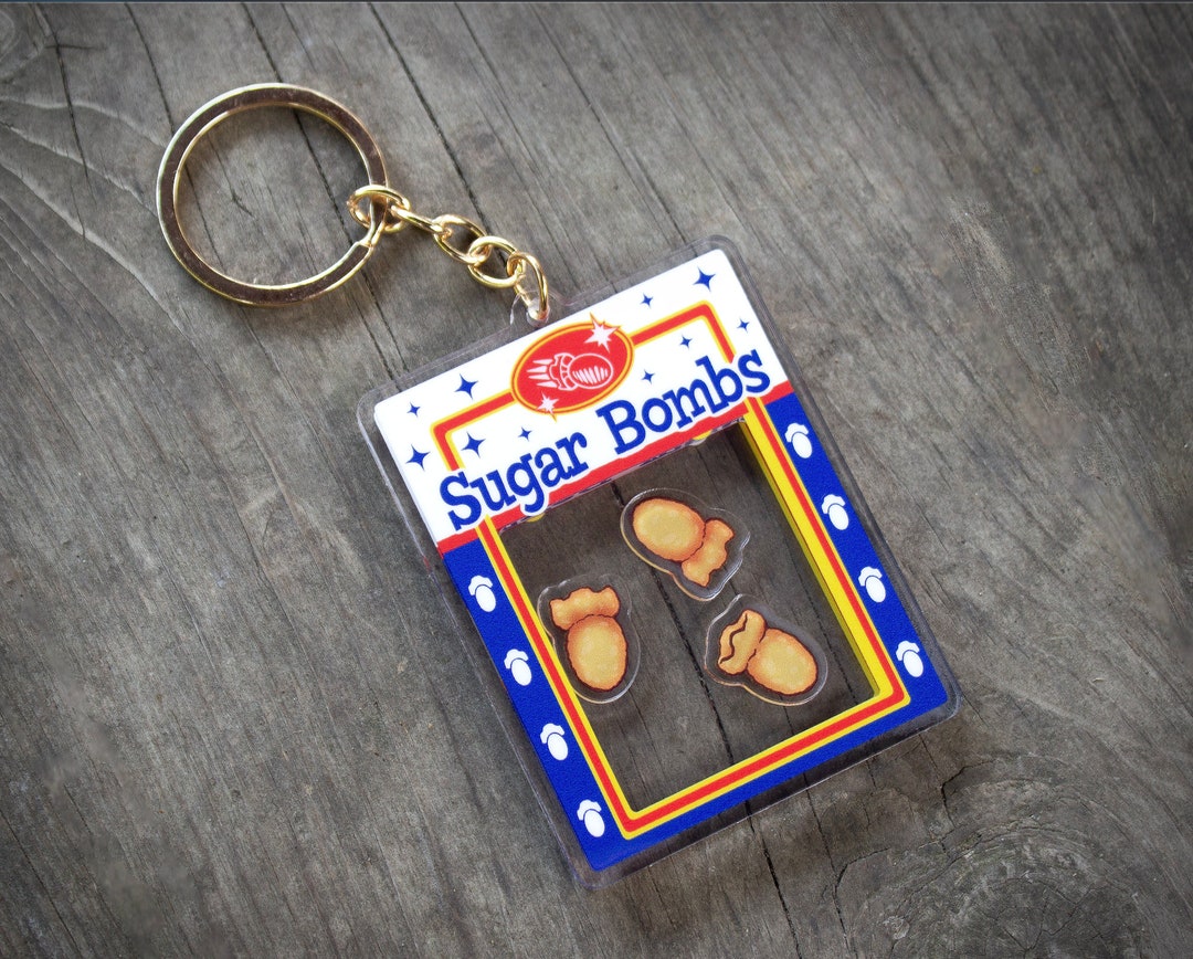 Sugar Bombs Shaker Keychain - Etsy
