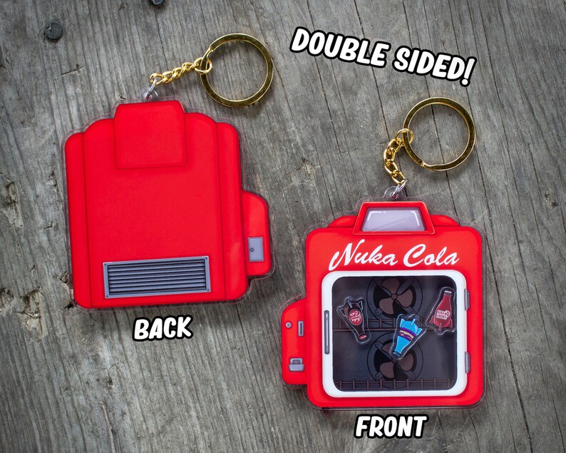 Nuka Cola Vending Machine Shaker Keychain - Etsy
