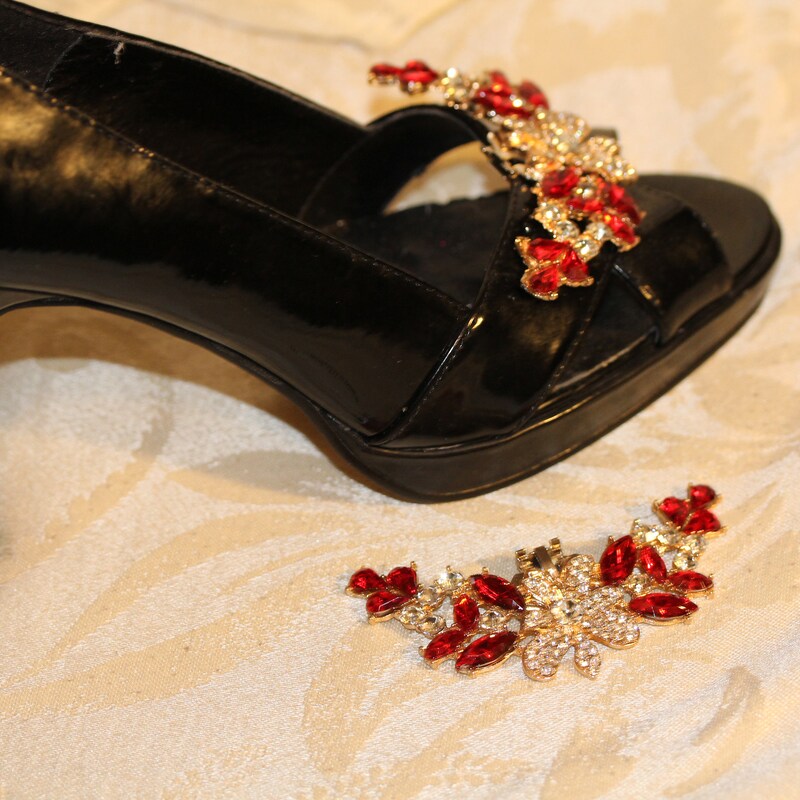 Gold Shoe Clips - Etsy