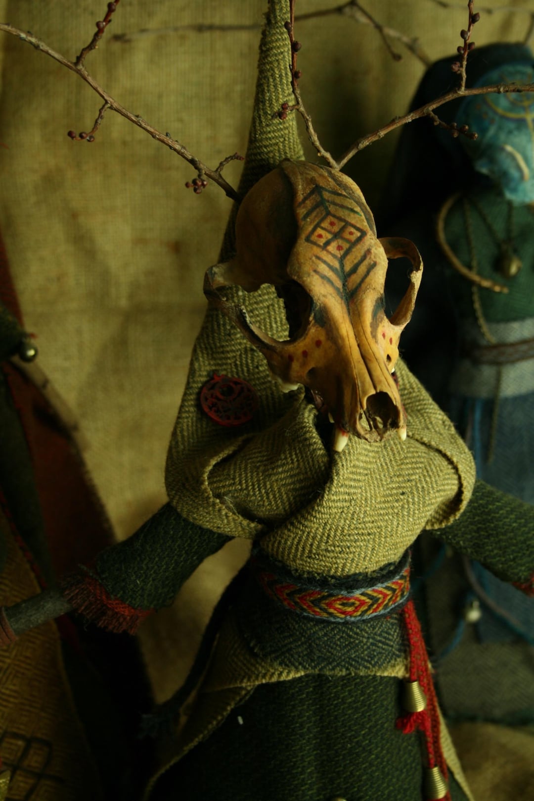Viking Shaman Doll Sculpture #boneforestdolls - Etsy