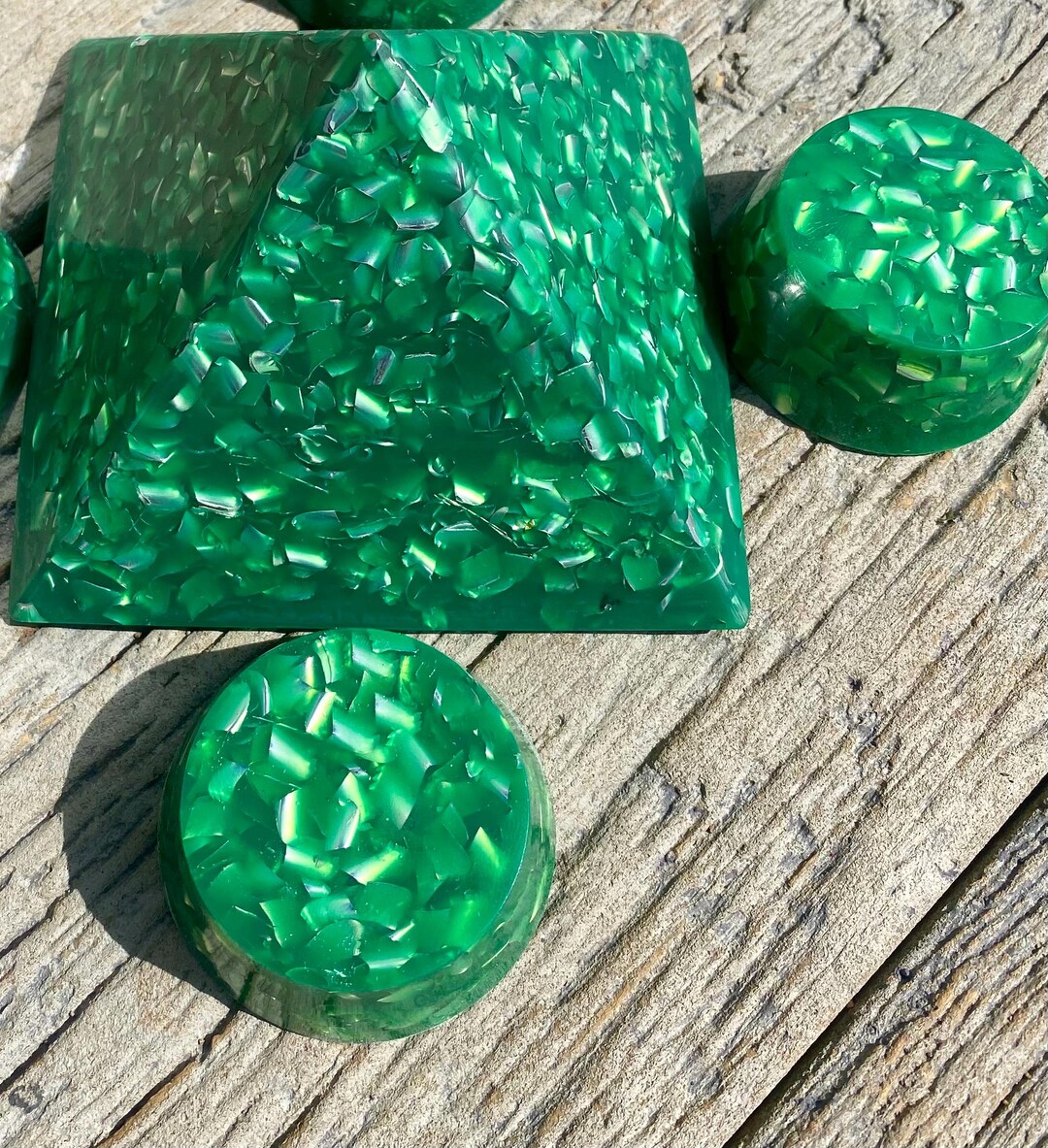 Orgonite Tower Busters & Pyramid Pack - Two Tb’s and One HHG - Orgone ...