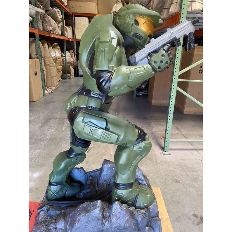 Rare Halo Master Chief Life Size Statue - Etsy