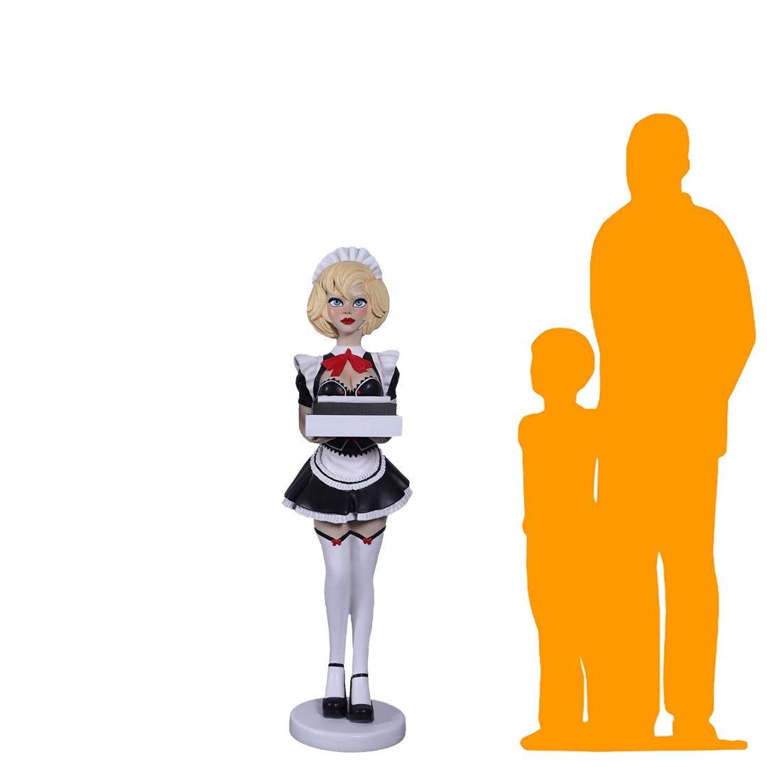 French Maid Anime Life Size Statue - Etsy