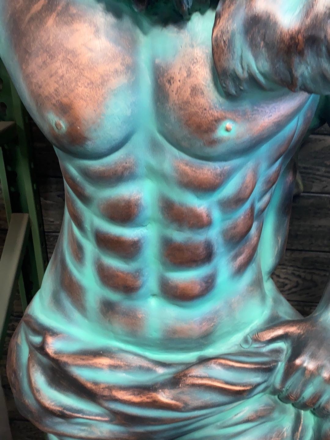 Mermaid Poseidon Life Size Statue - Etsy