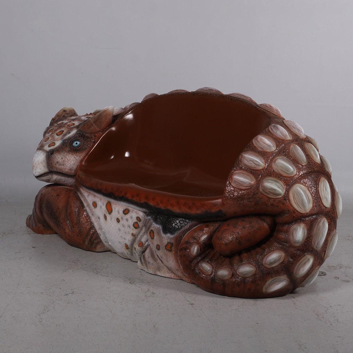 Minim Ankylosaur Dinosaur Bench Life Size Statue - Etsy