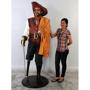 Pirate Captain Wooden Leg Life Size Statue - Etsy