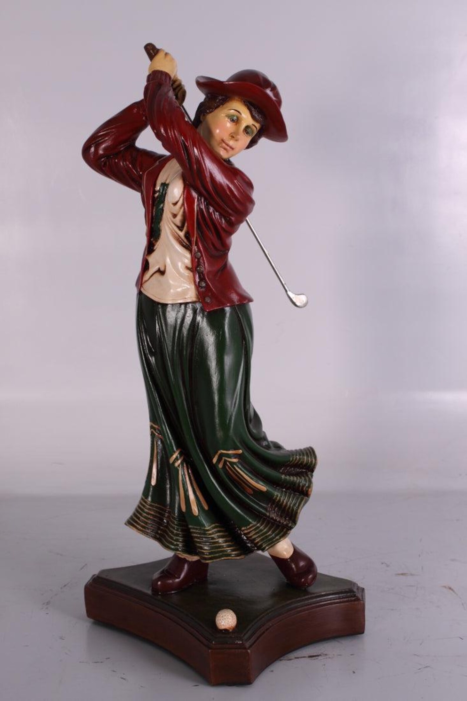 Golfer Lady Small Statue - Etsy