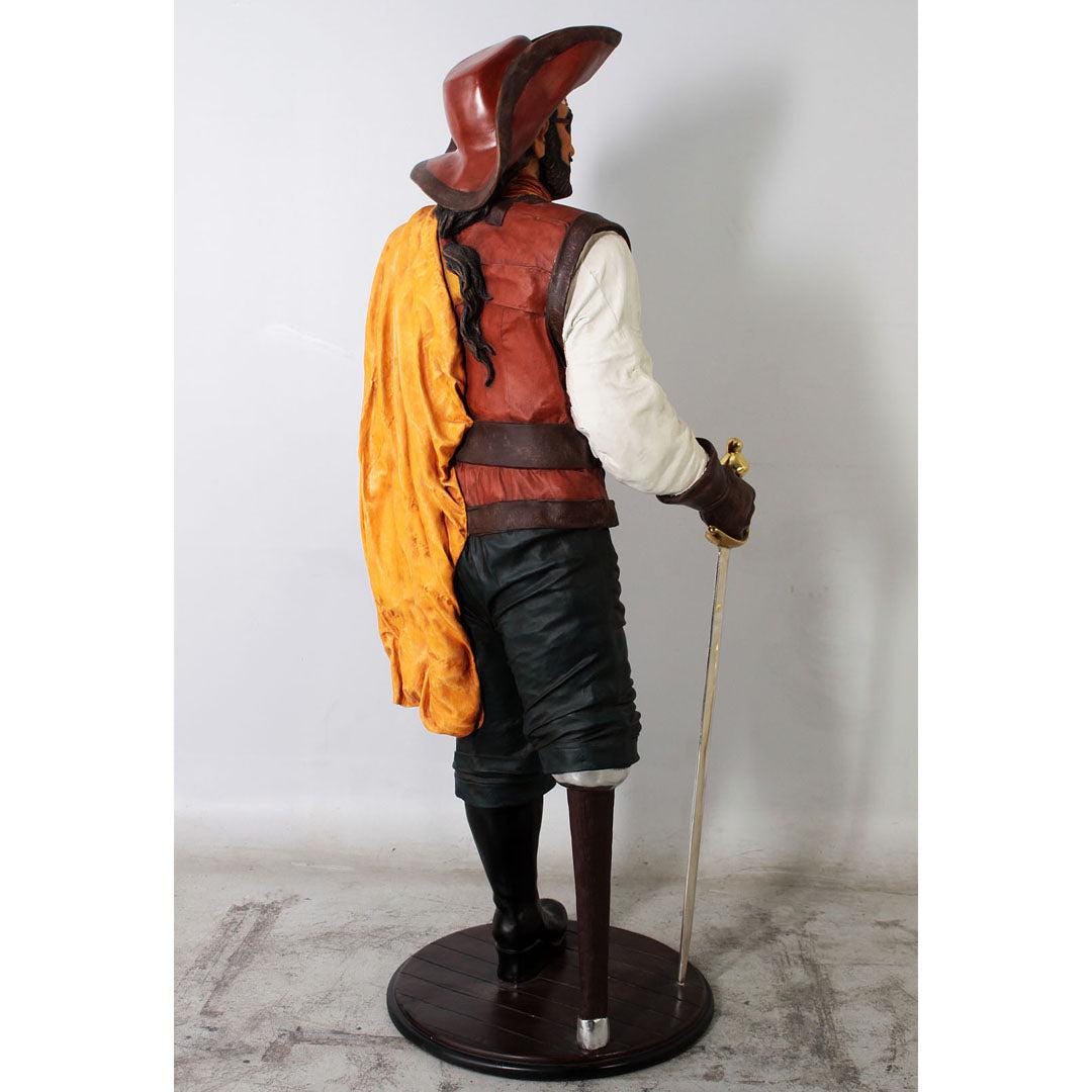 Pirate Captain Wooden Leg Life Size Statue - Etsy