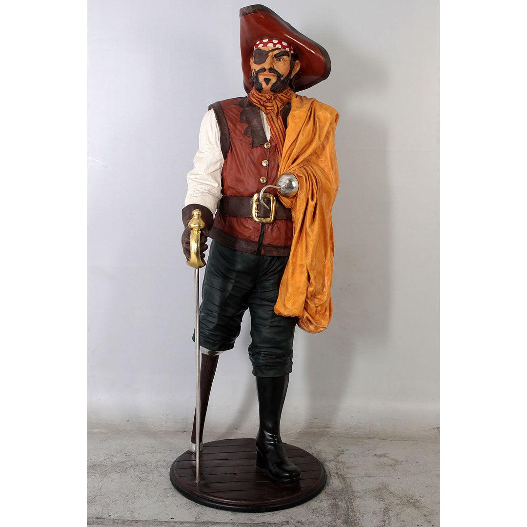 Pirate Captain Wooden Leg Life Size Statue - Etsy