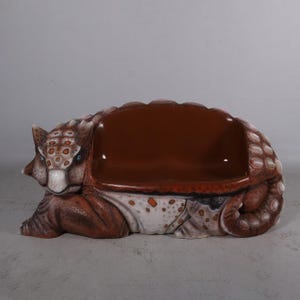 Minim Ankylosaur Dinosaur Bench Life Size Statue - Etsy