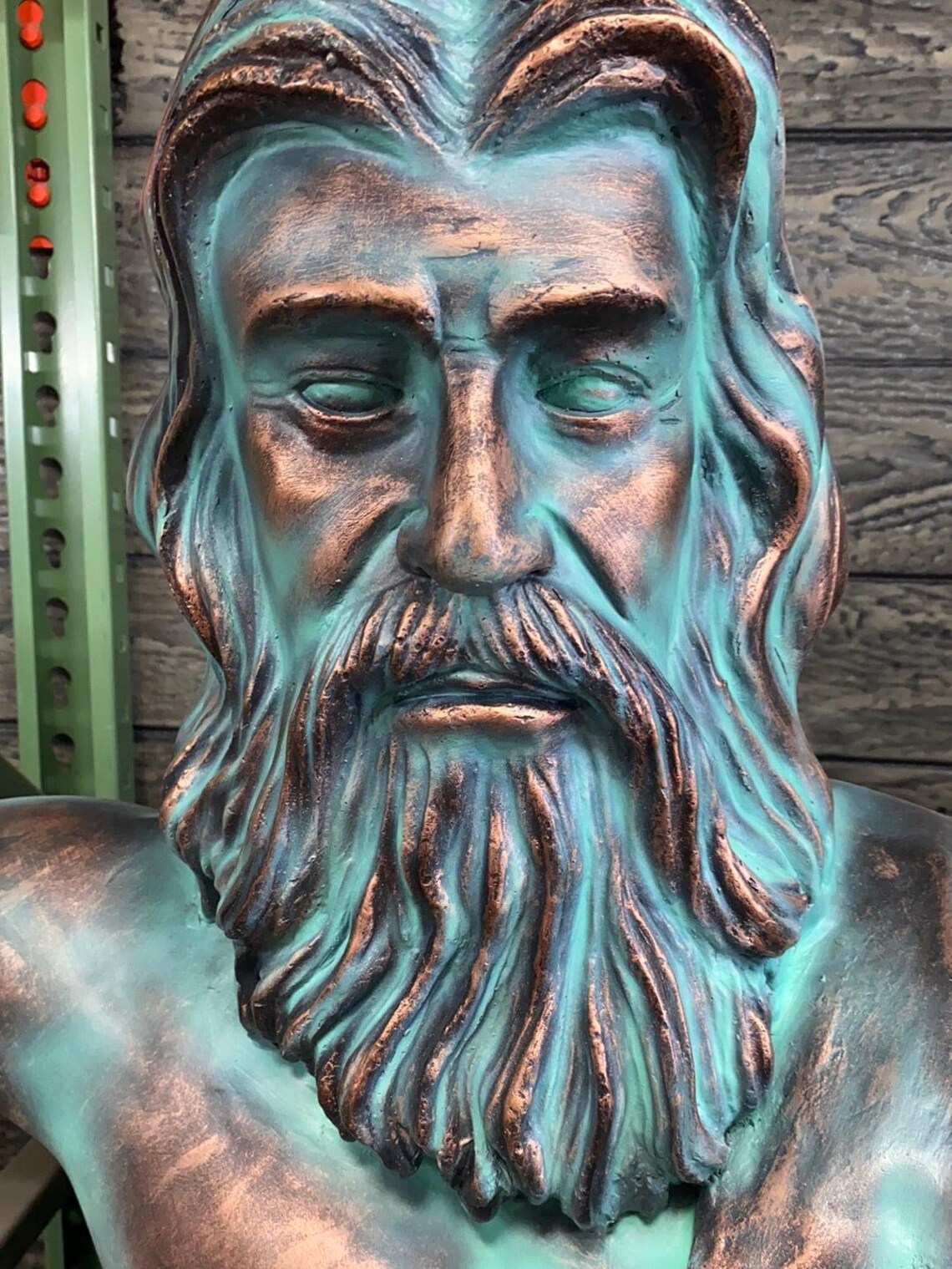 Mermaid Poseidon Life Size Statue - Etsy