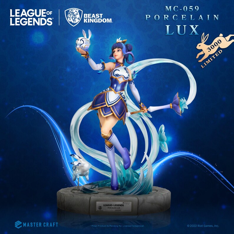 League of Legends Porcelain Lux Master Craft Table Top Statue - Etsy