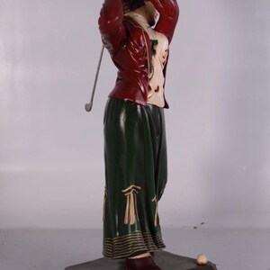Golfer Lady Small Statue - Etsy