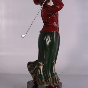 Golfer Lady Small Statue - Etsy