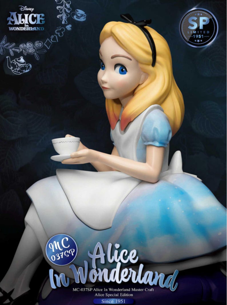 Alice in Wonderland Special Edition Master Craft Statue Table Top - Etsy