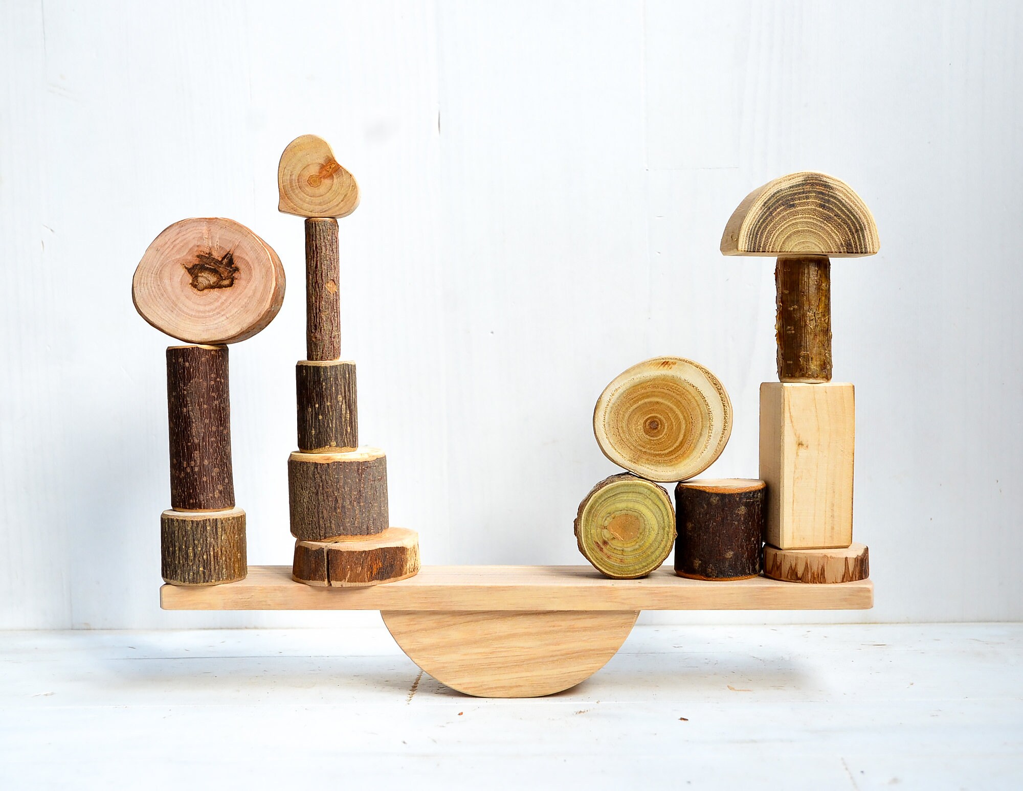 Wooden Balance Toy Wood Balancing Toy Set of Learning Toys - Etsy