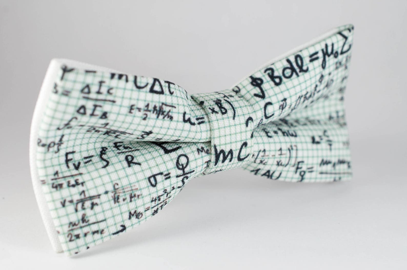 Physicist Bow Tie for Man Math and Equation Gift Bow Ties for - Etsy