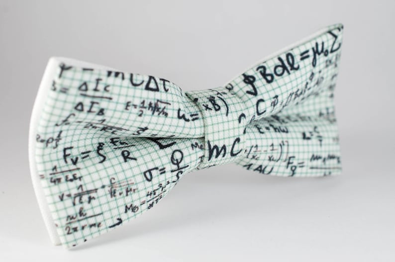 Physicist Bow Tie: Math Equation Gift for Tech Lovers - Etsy