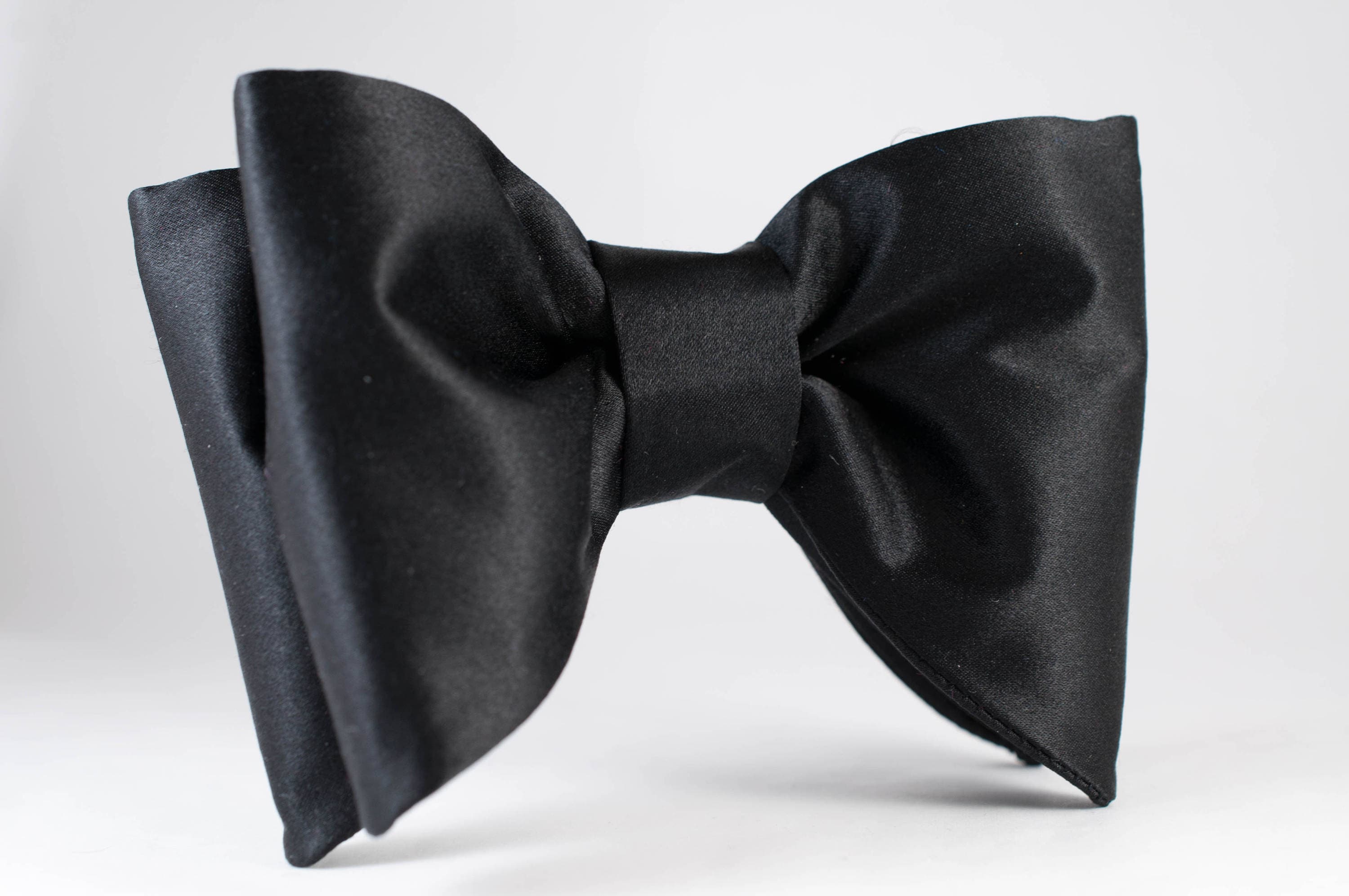 Black Tie Event Bow Tie Oversized Bow Tie Tom Ford Style - Etsy