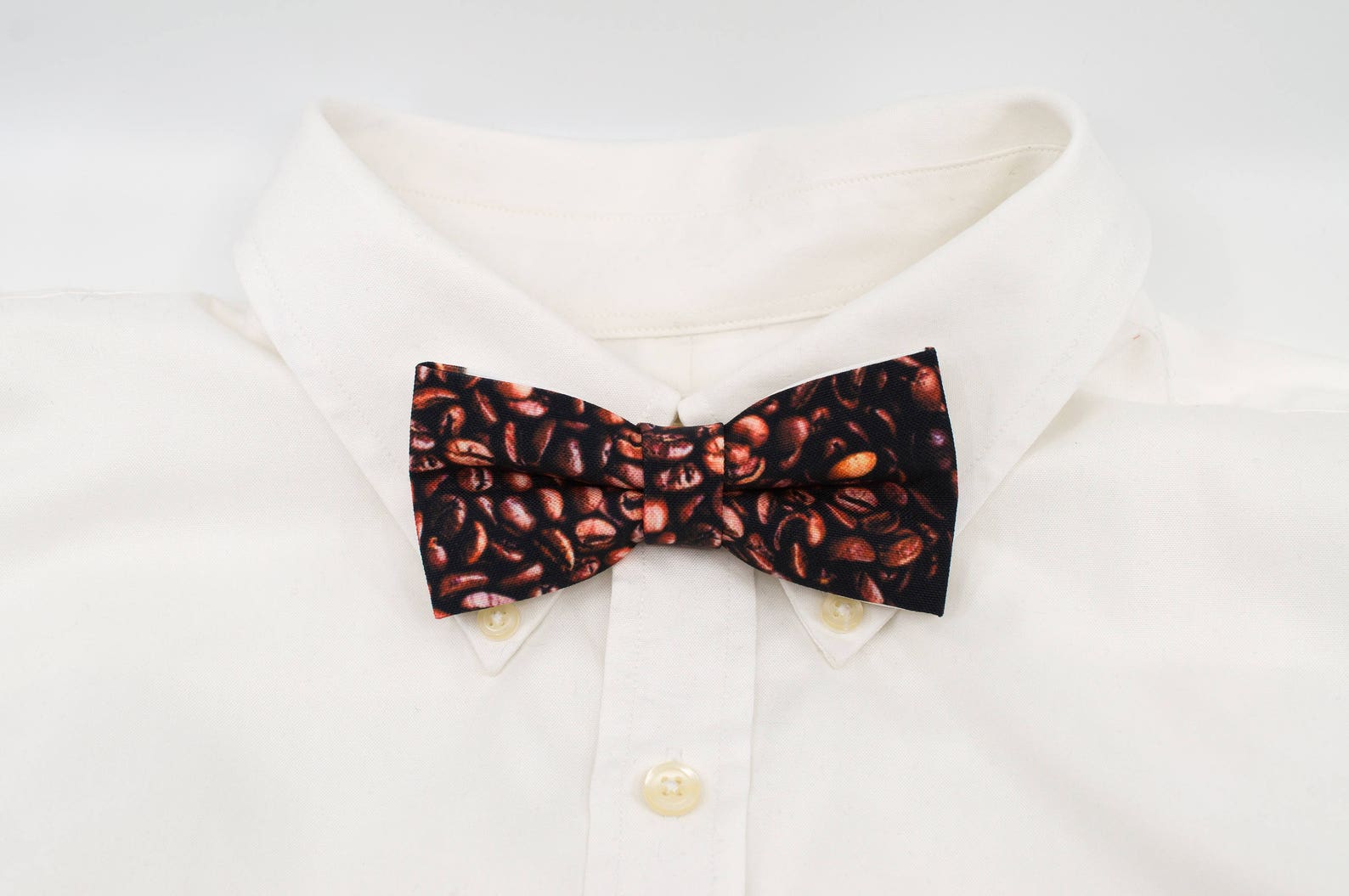 Coffee Bow Tie Brown Bow Ties Barista Bow Tie Coffee Beans - Etsy