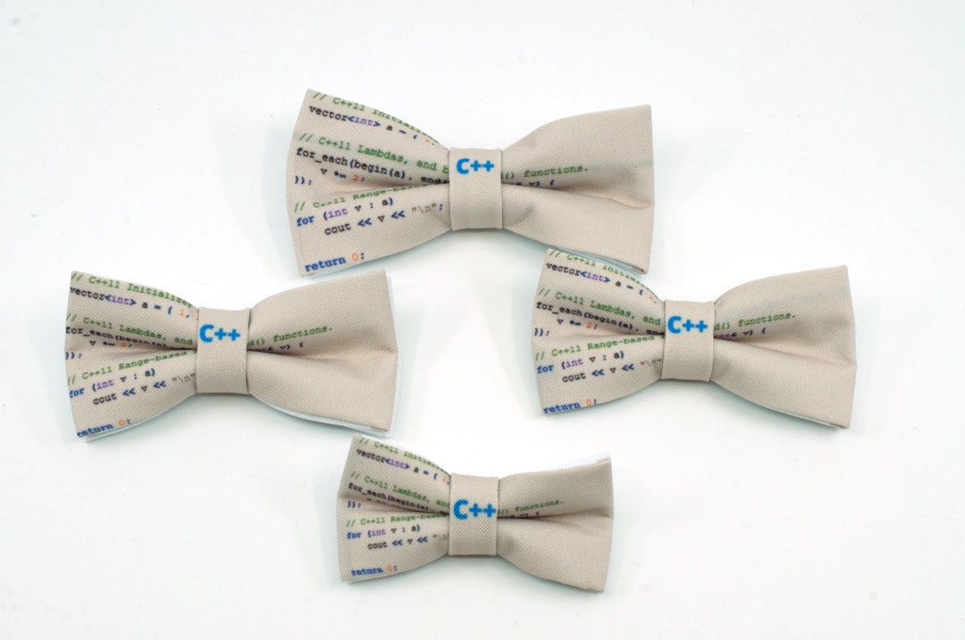 Programming Gift, Computer Science Bow Tie, Gift for Men Who Code - Etsy