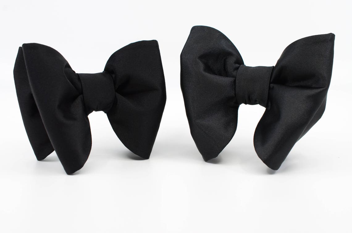 Oversized Bow Tie, Large Bow Tie Black Bow Tie for Wedding Tom Ford ...
