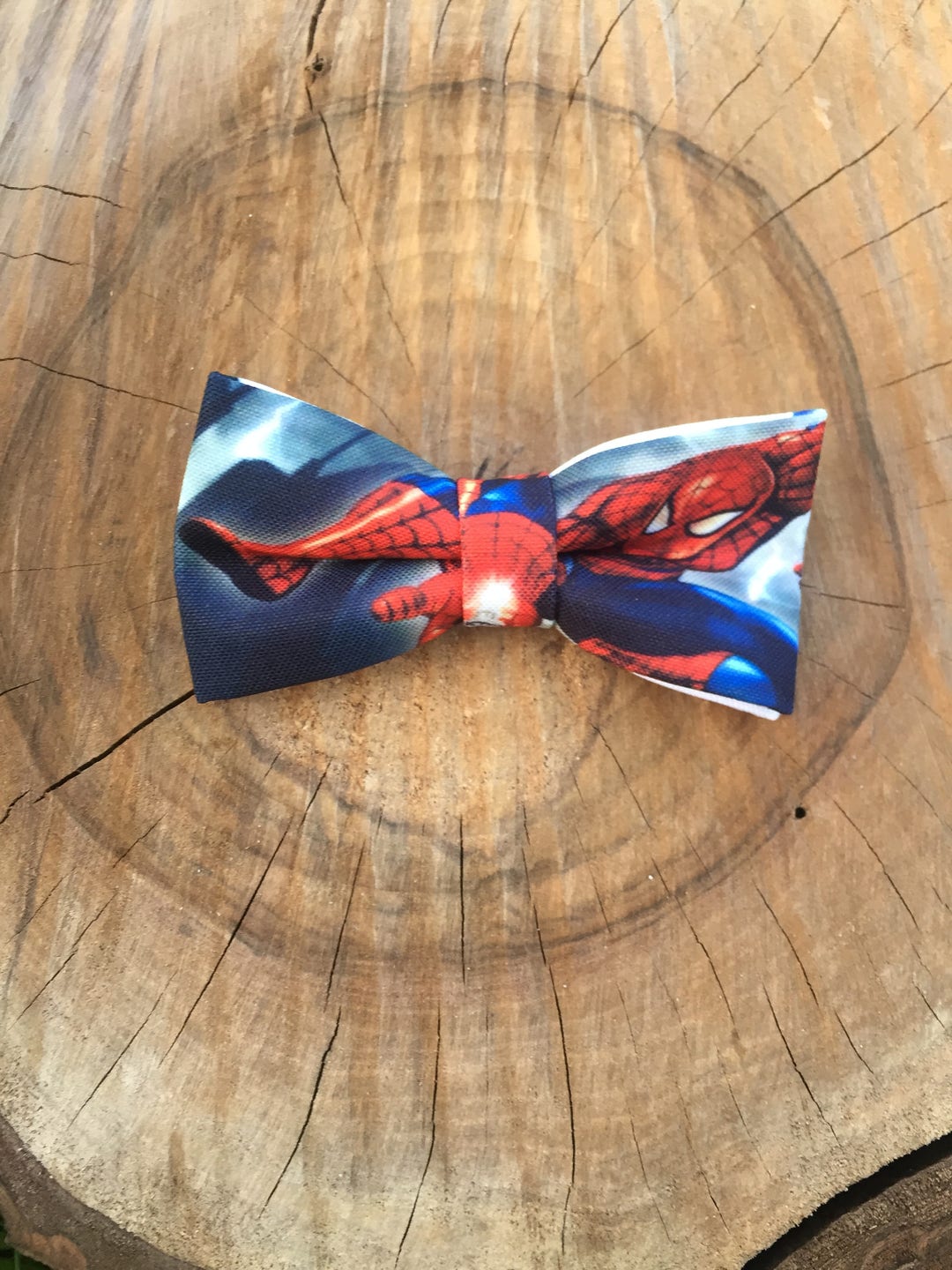 Spiderman Bow Tie: Handmade Superhero Toddler Bowtie - Etsy