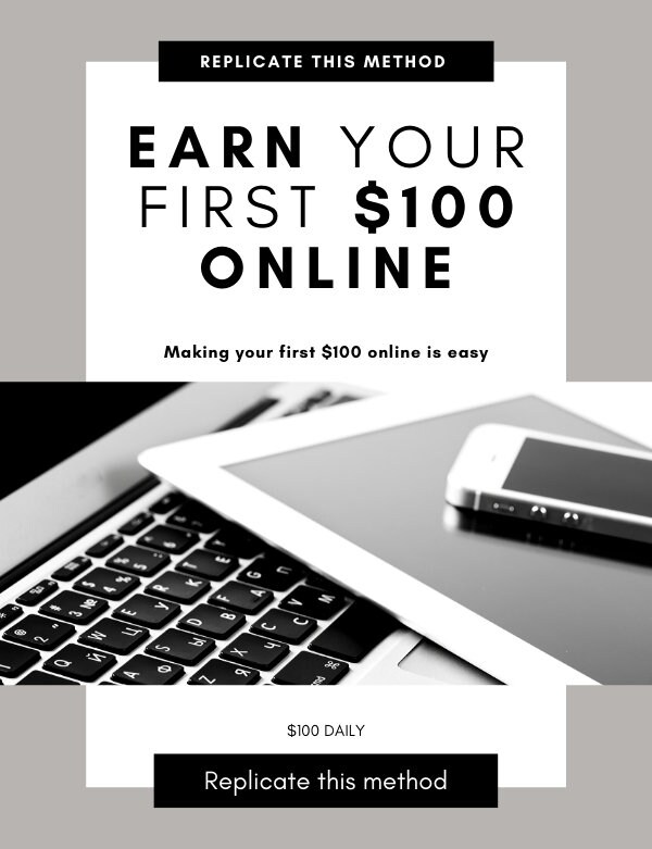 Earn Your First 100 Dollars Online Etsy