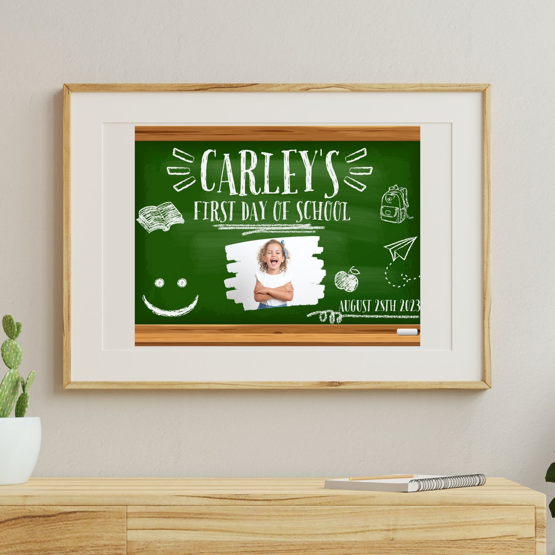 Back to School Sign, First Day of School Sign, Digital Download ...