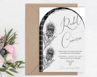 Scottish Castle Wedding Invitations - Etsy