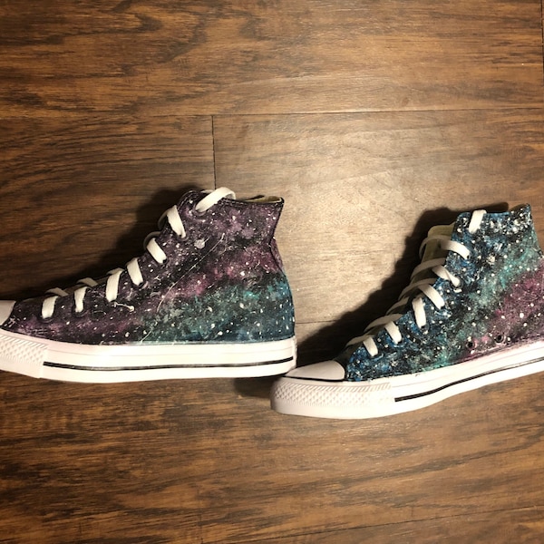 Galaxy Converse - Etsy