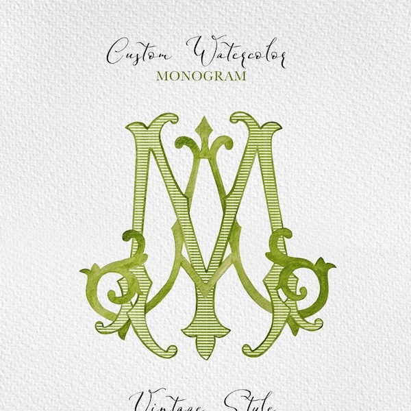 Monogram Crest - Etsy