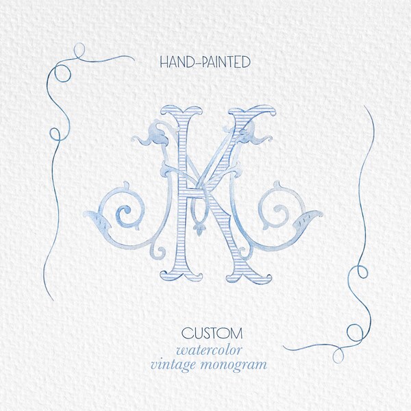 Custom Wedding Monogram - Etsy