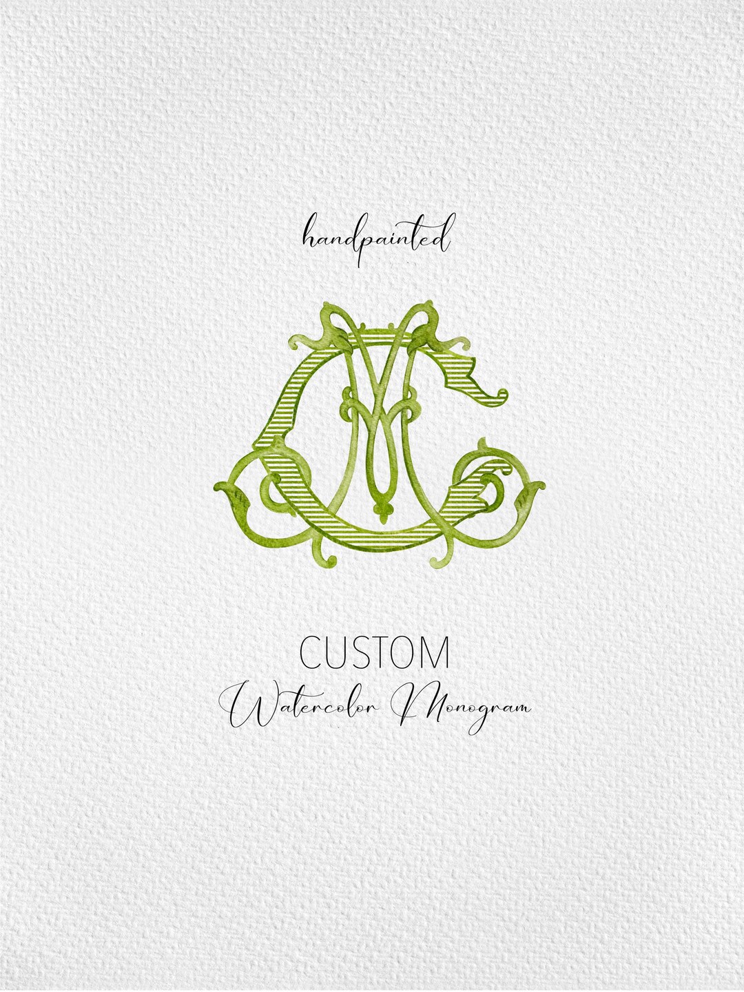 Vintage Monogram, Custom Monogram, Gift for Couple, Custom Monogram ...
