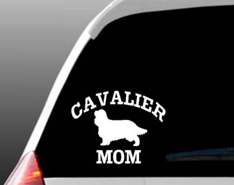 Personalized Cavalier Car Window Decal - Etsy