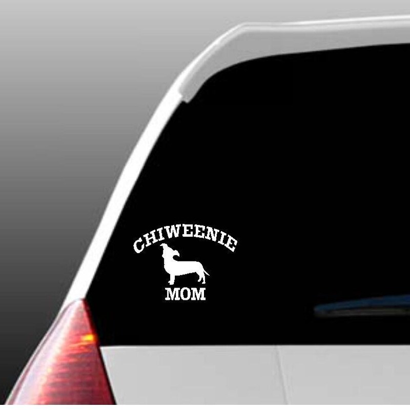 Chiweenie Decal - Etsy