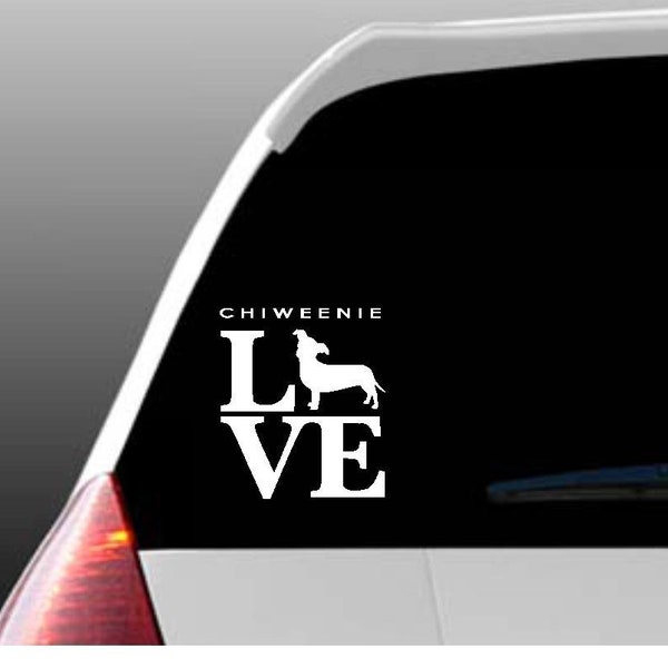 Chiweenie Decal - Etsy