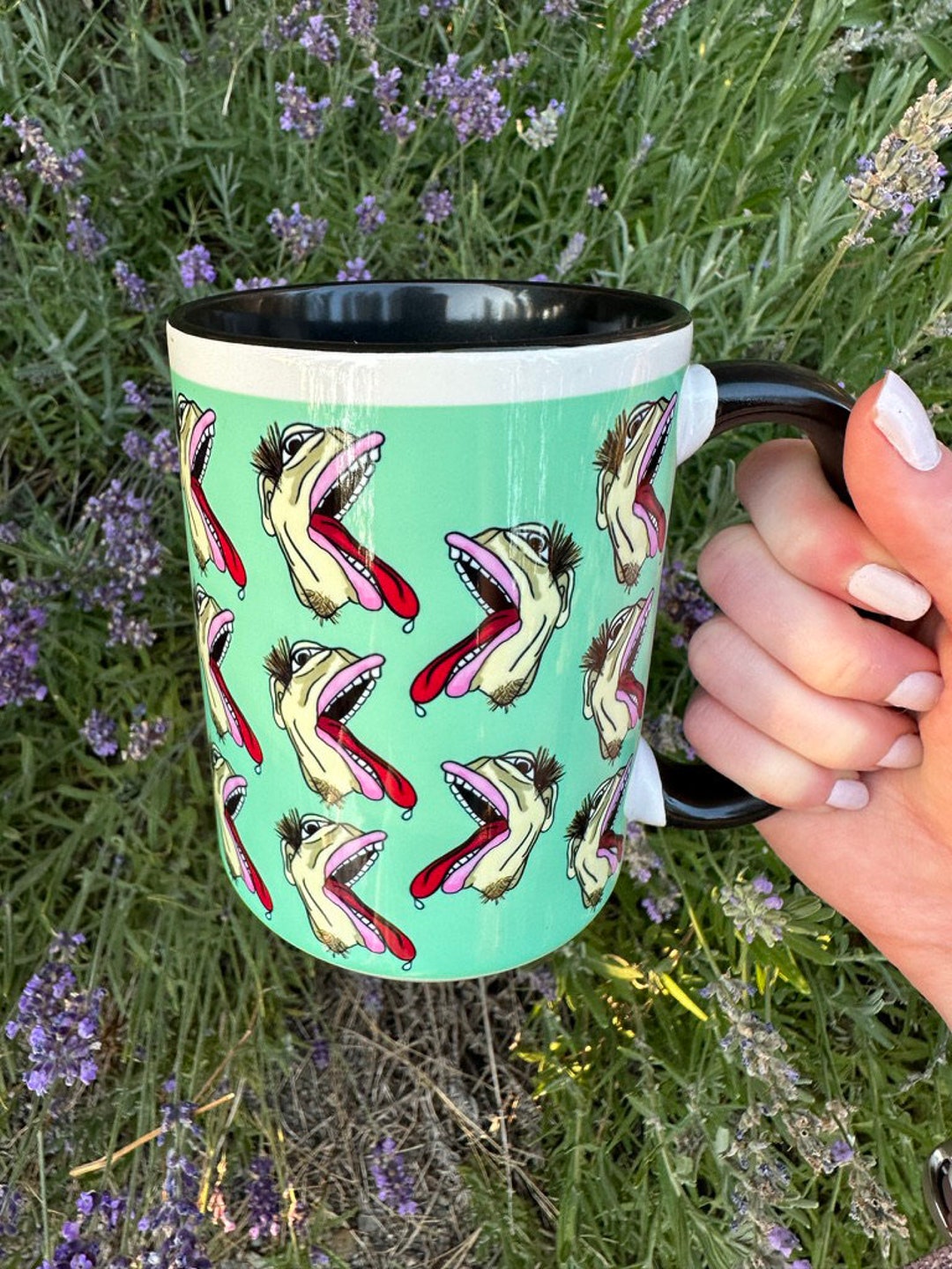 Funky Cartoon Mug, Cartoon Character Mug, Coffee Mug, Tea Mug, 15 Oz ...