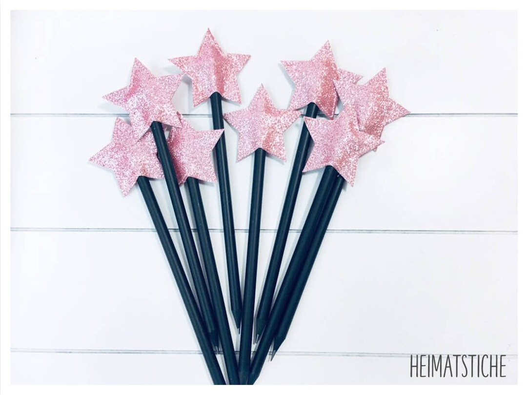 ITH Pencil Topper Star-embroidery File - Etsy