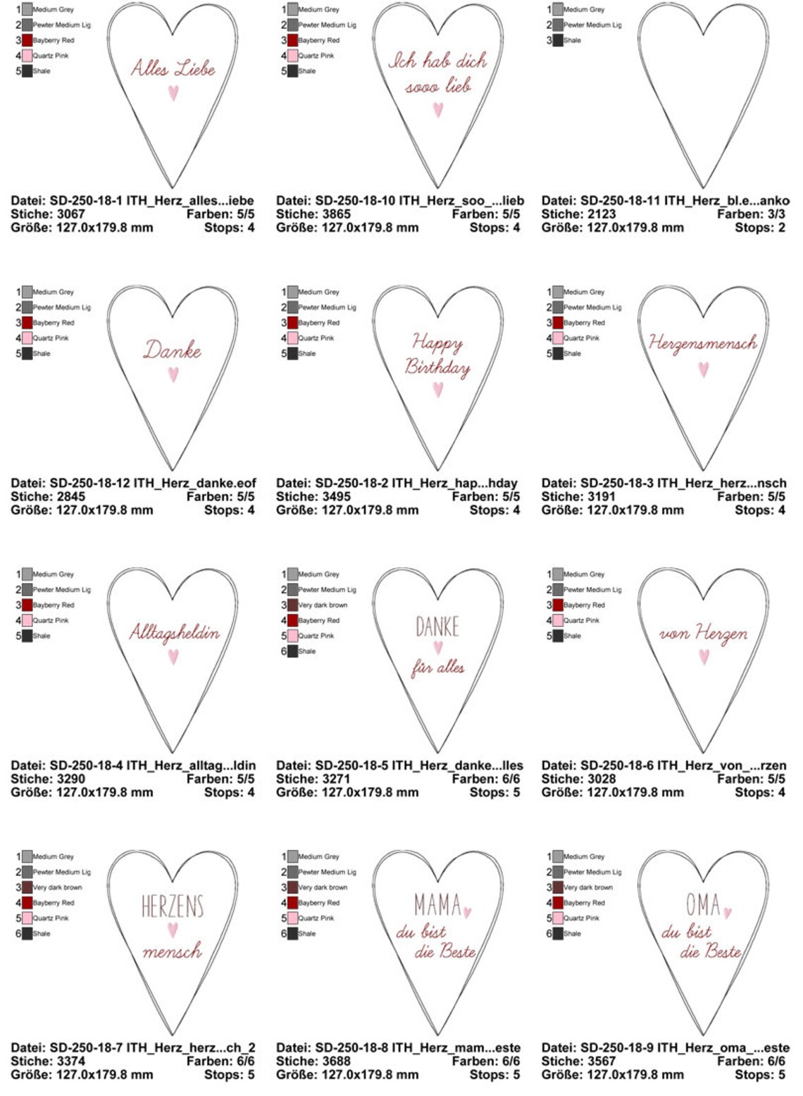 ITH Heart 13x18 Pendant Heart Man - Etsy